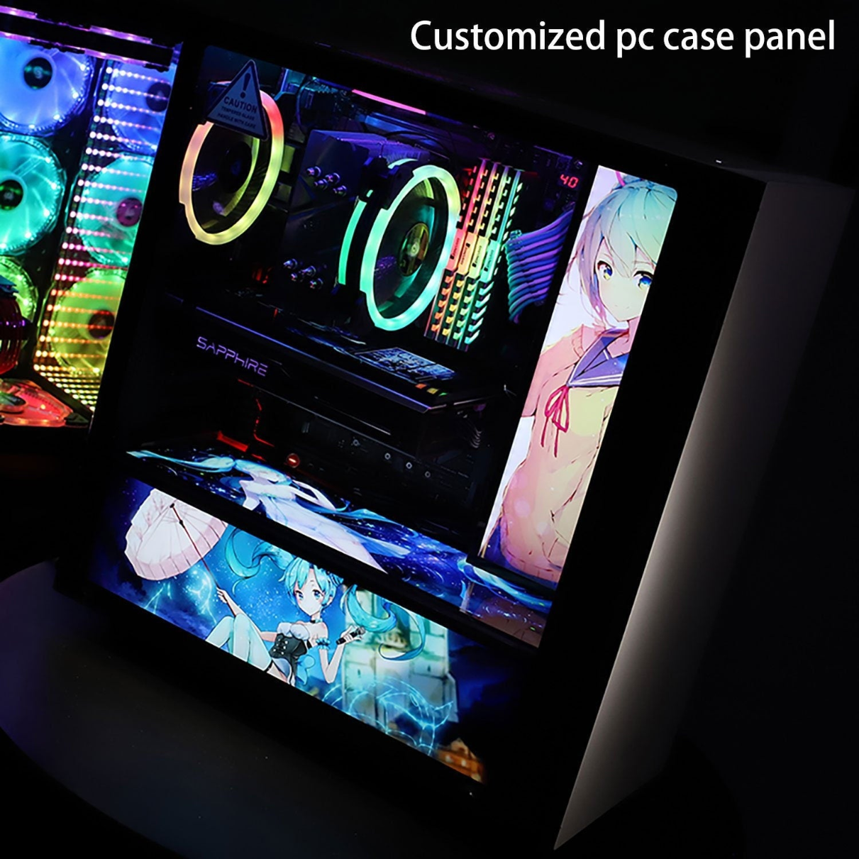RGB pc case panels/GPU backplate panels – Dreambigbyray