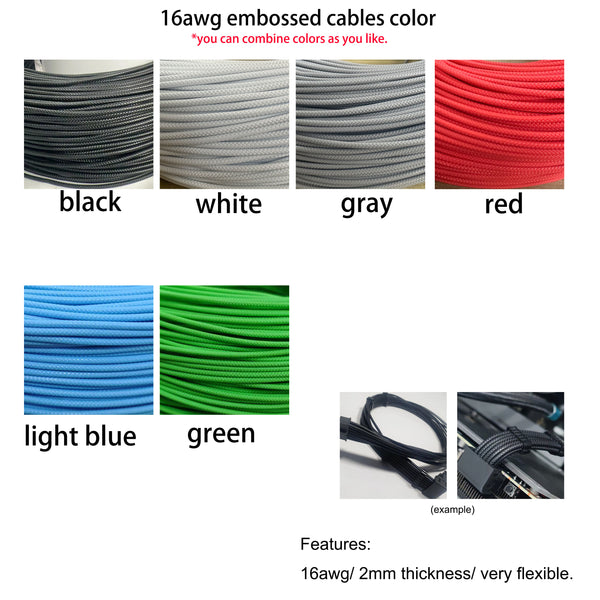DreambigbyrayMOD custom psu cables for T1 case